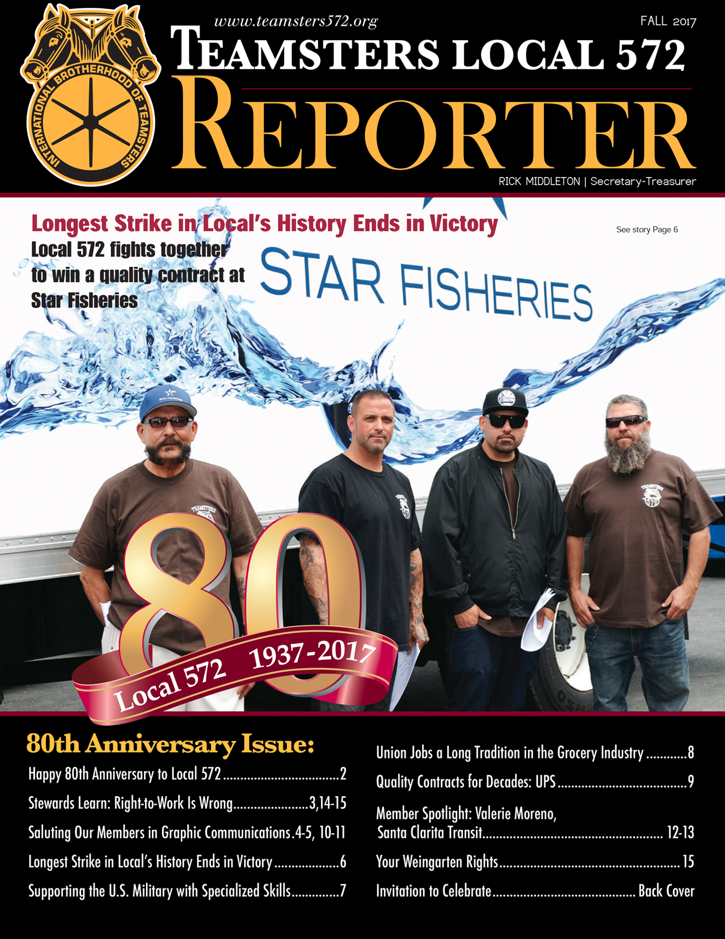 Teamsters Local 572 Labor Union | Publications